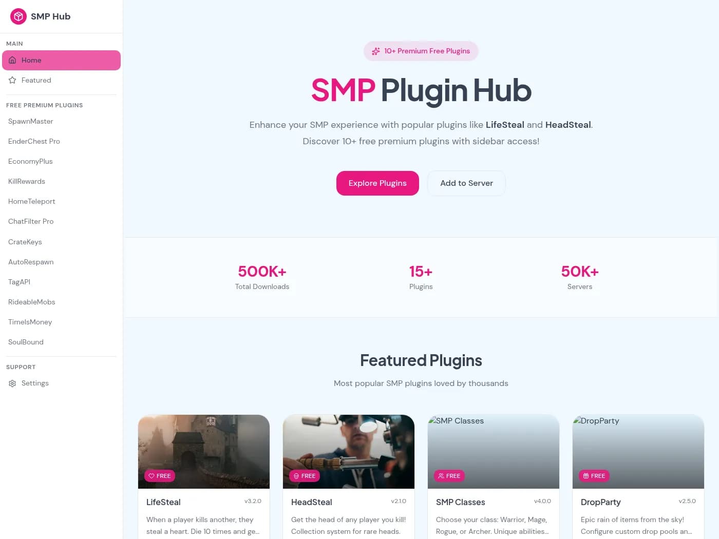 SMP Plugin Hub