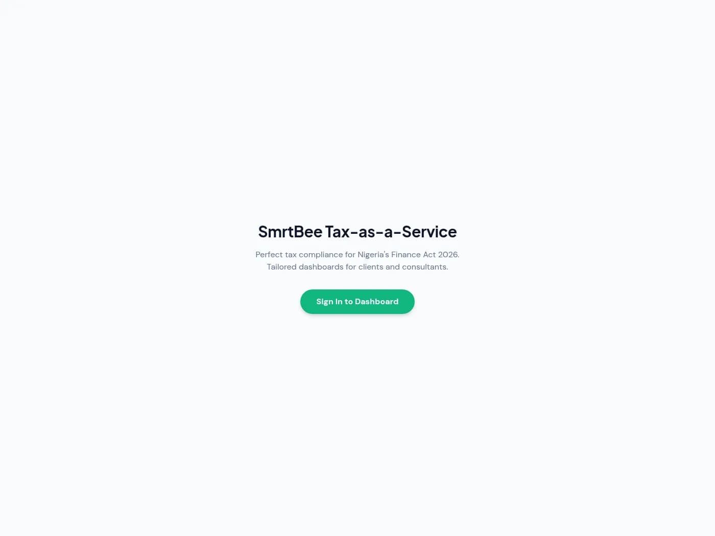 SmrtBee Tax Dashboard