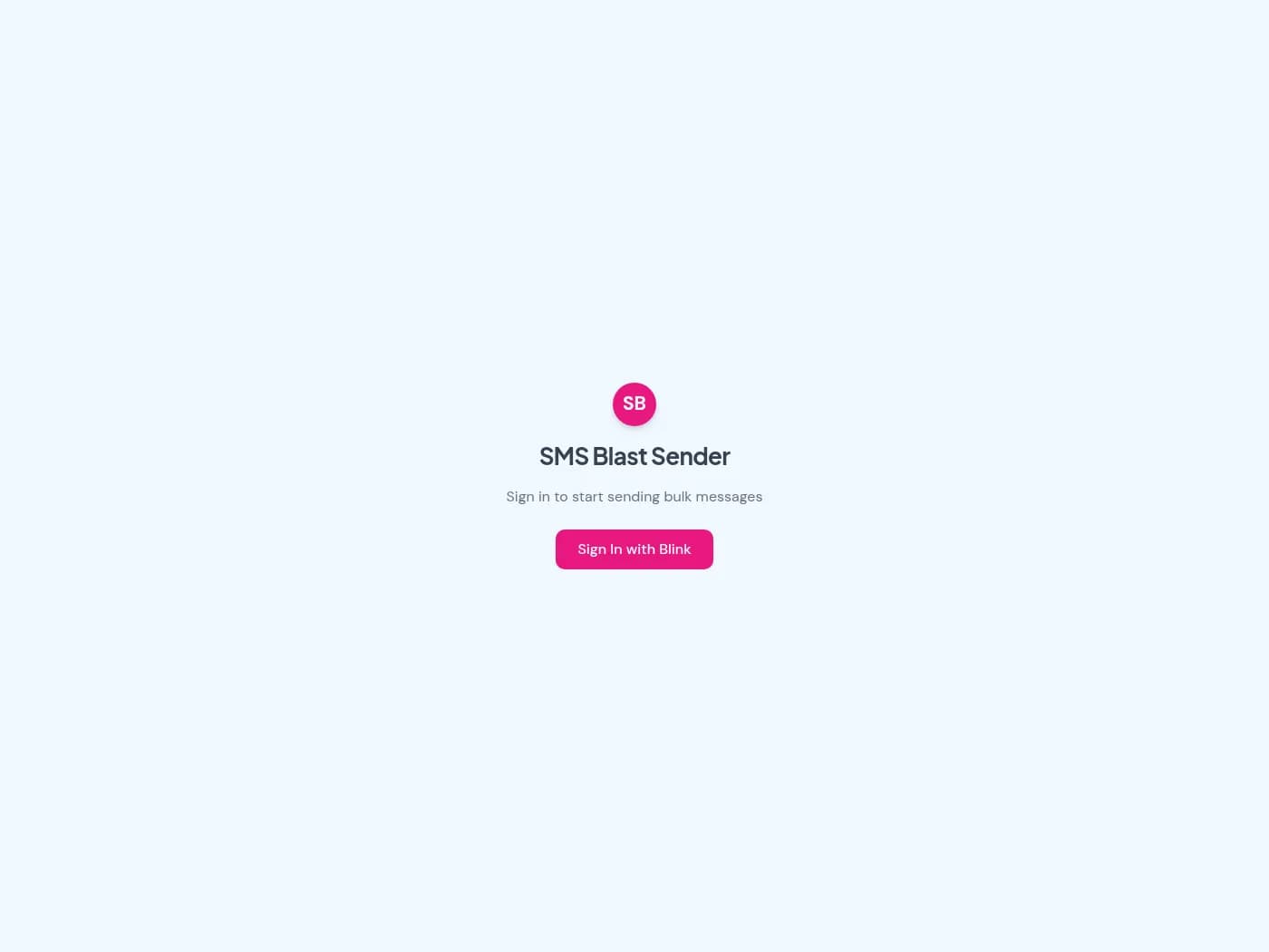 SMS Blast Sender