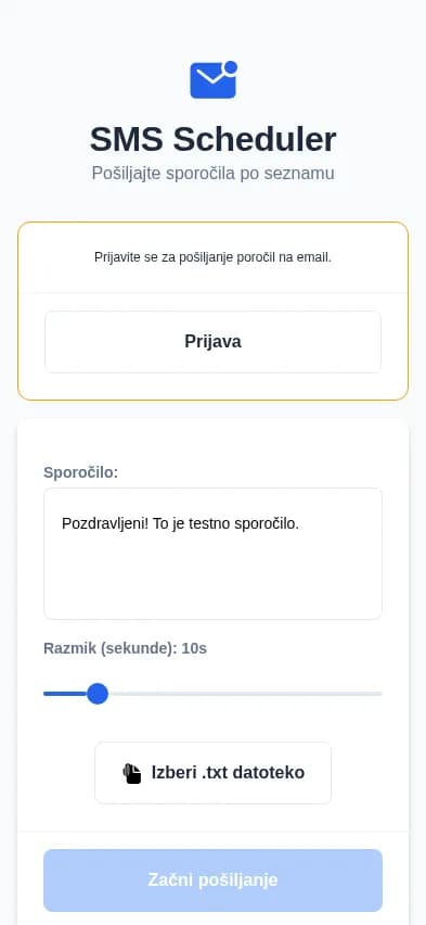 SMS Sender Android App