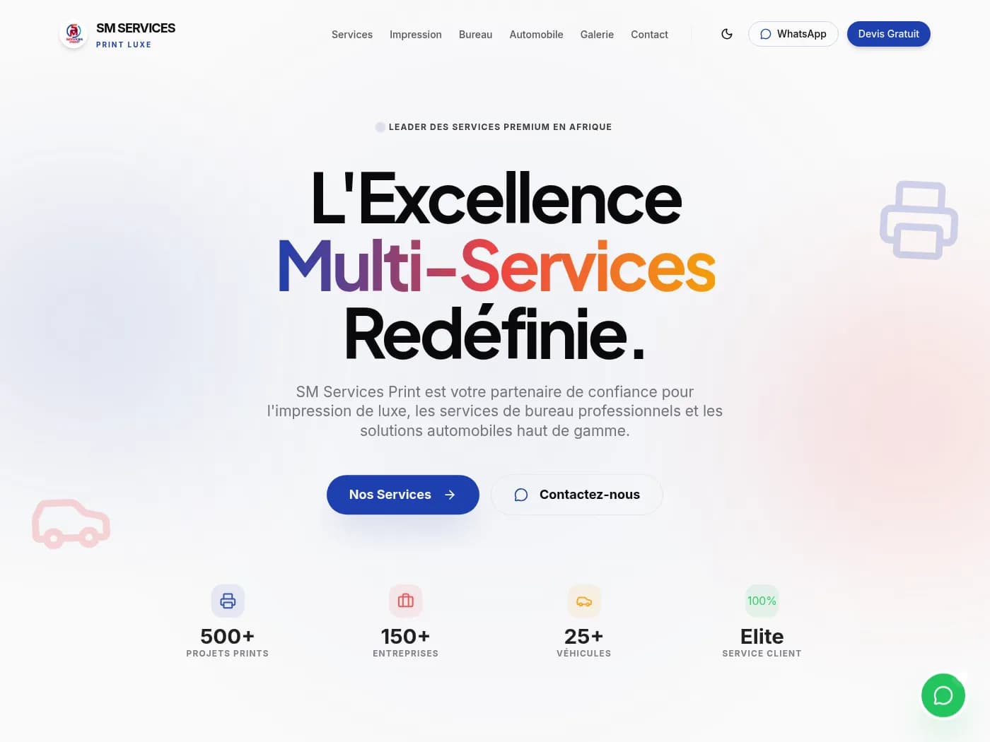 SM Services Print Luxe Web