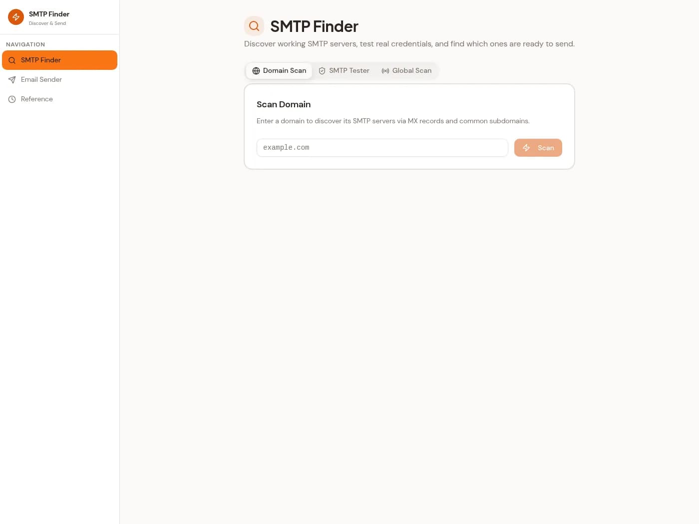 SMTP Finder & Sender