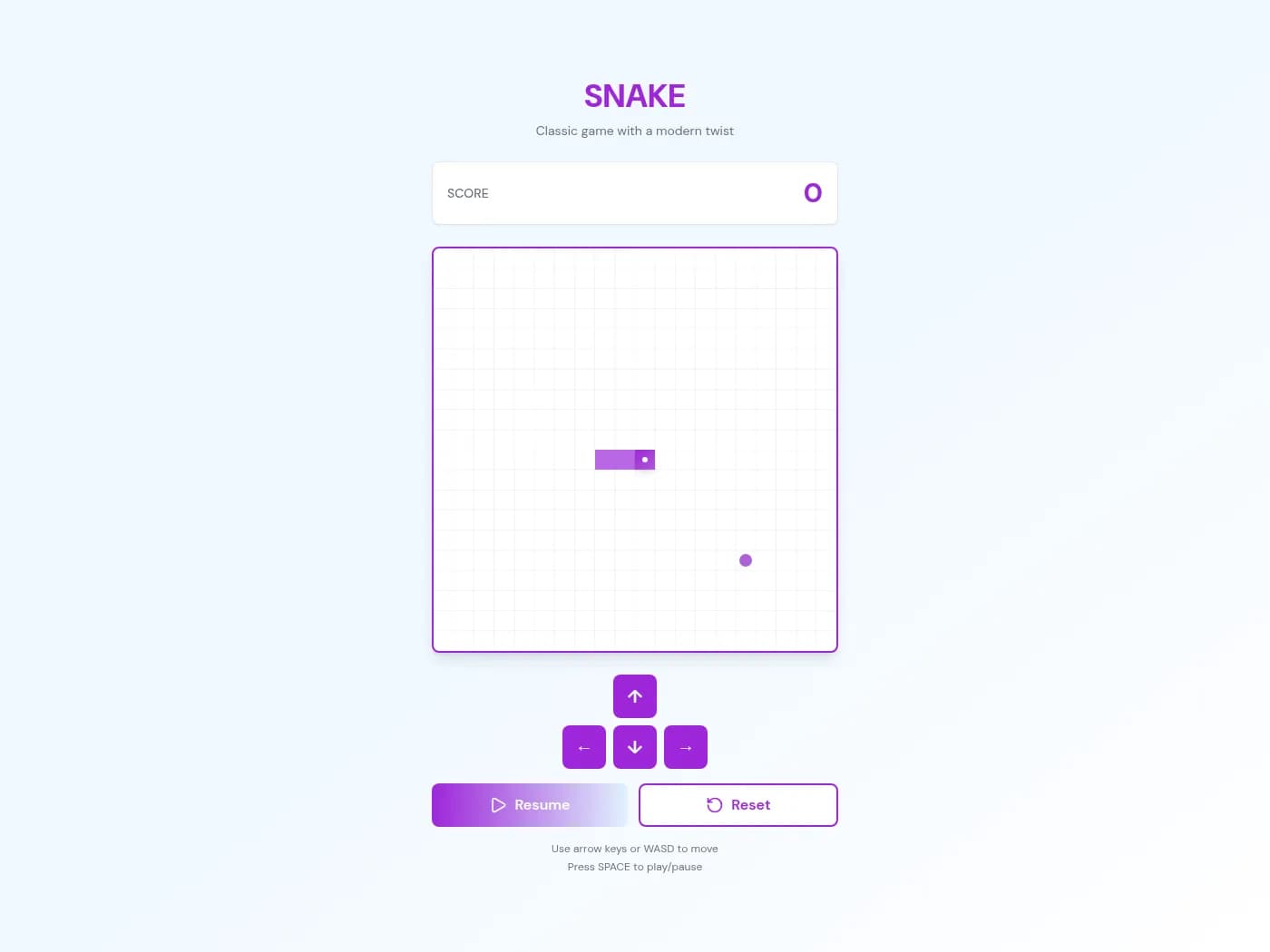 Simple Snake Game