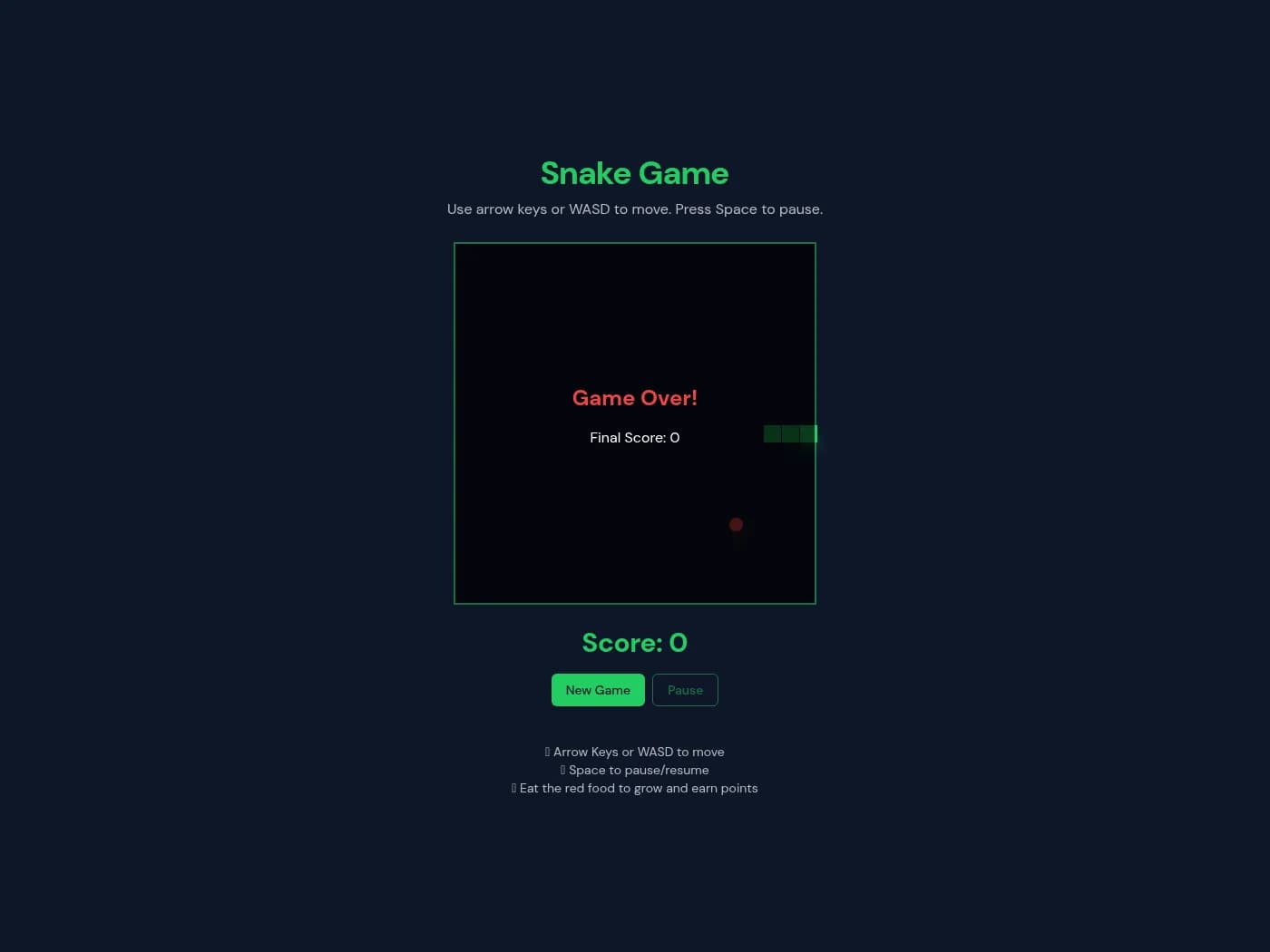 Simple Snake Game