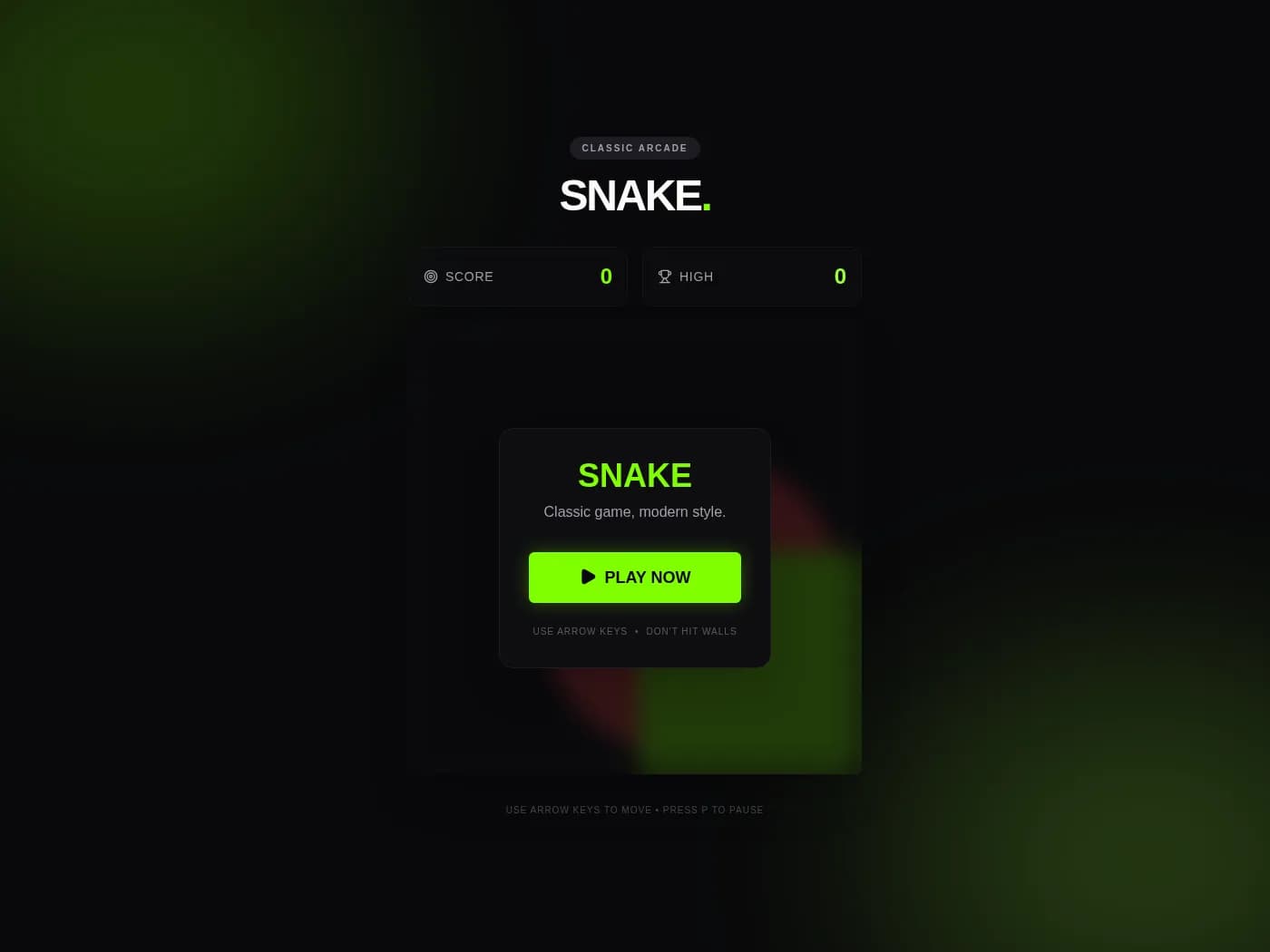 Snake Game Classic