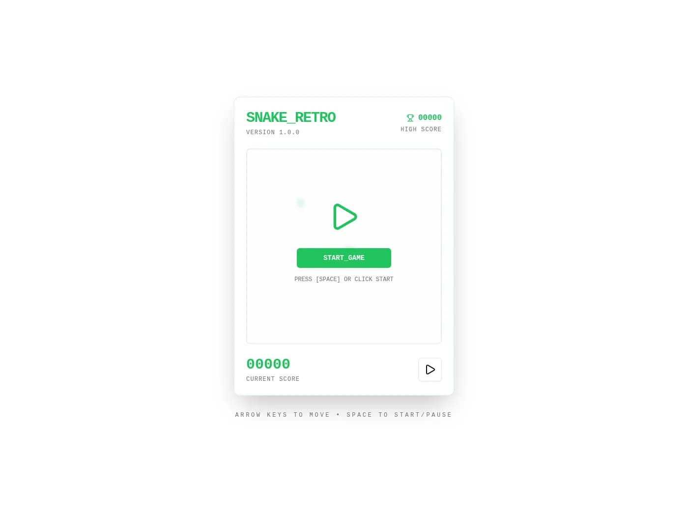Snake Game Classic