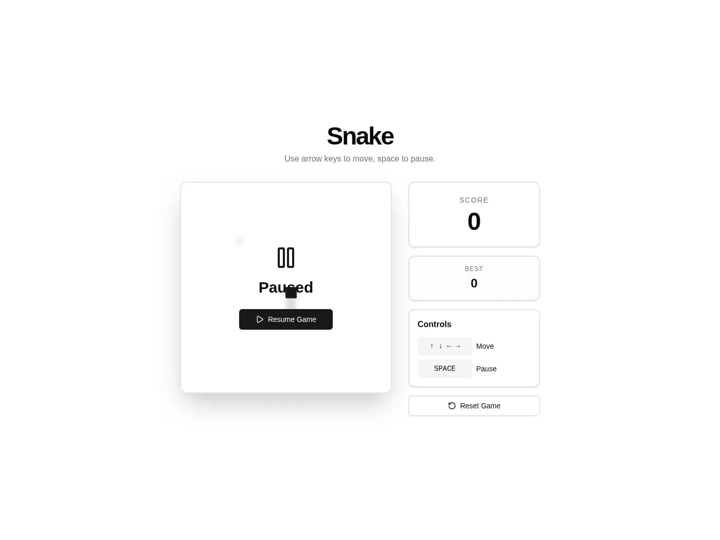 Snake Game Simple