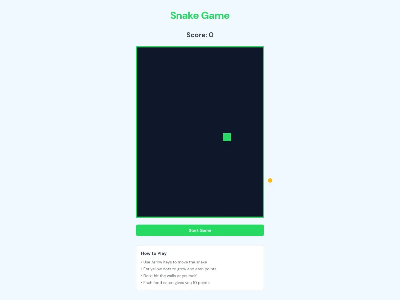 Snake Game Classic