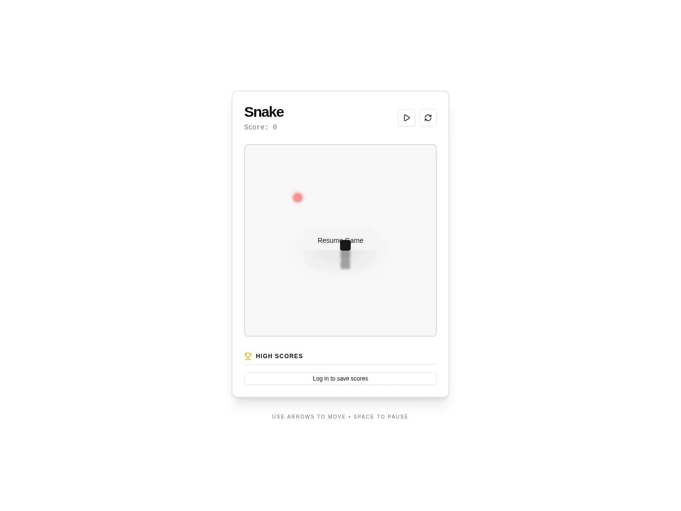 Simple Snake Game