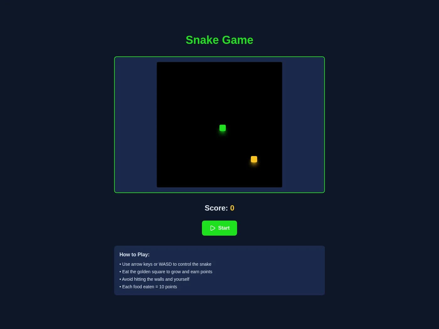Simple Snake Game