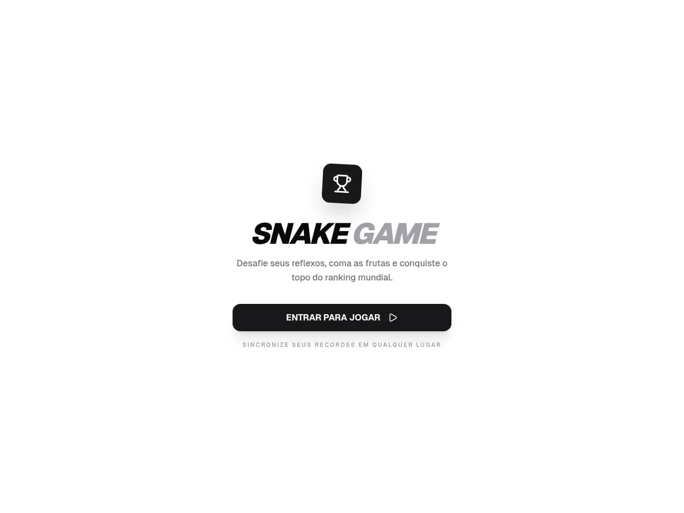 Classic Snake Game