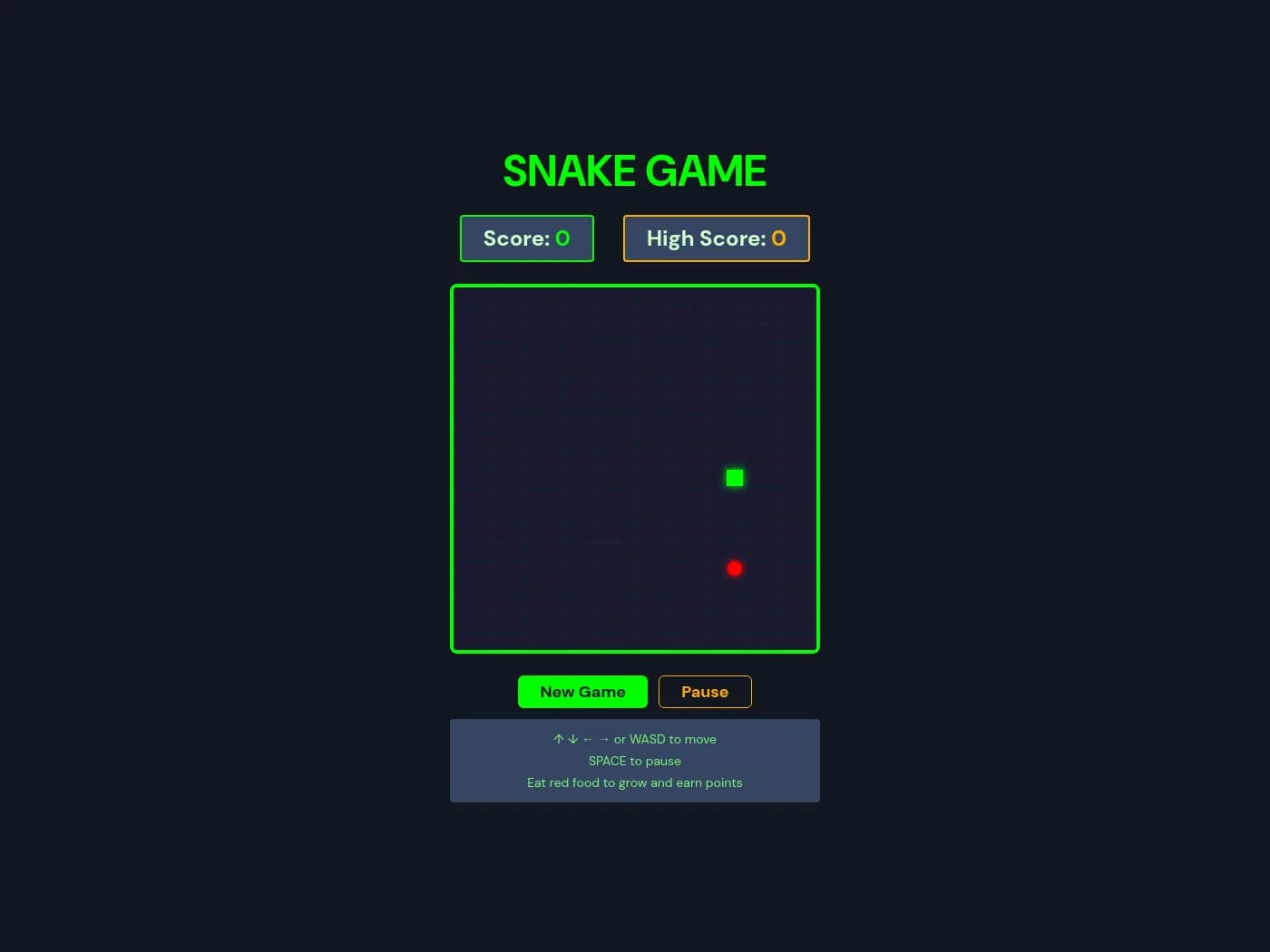 Simple Snake Game