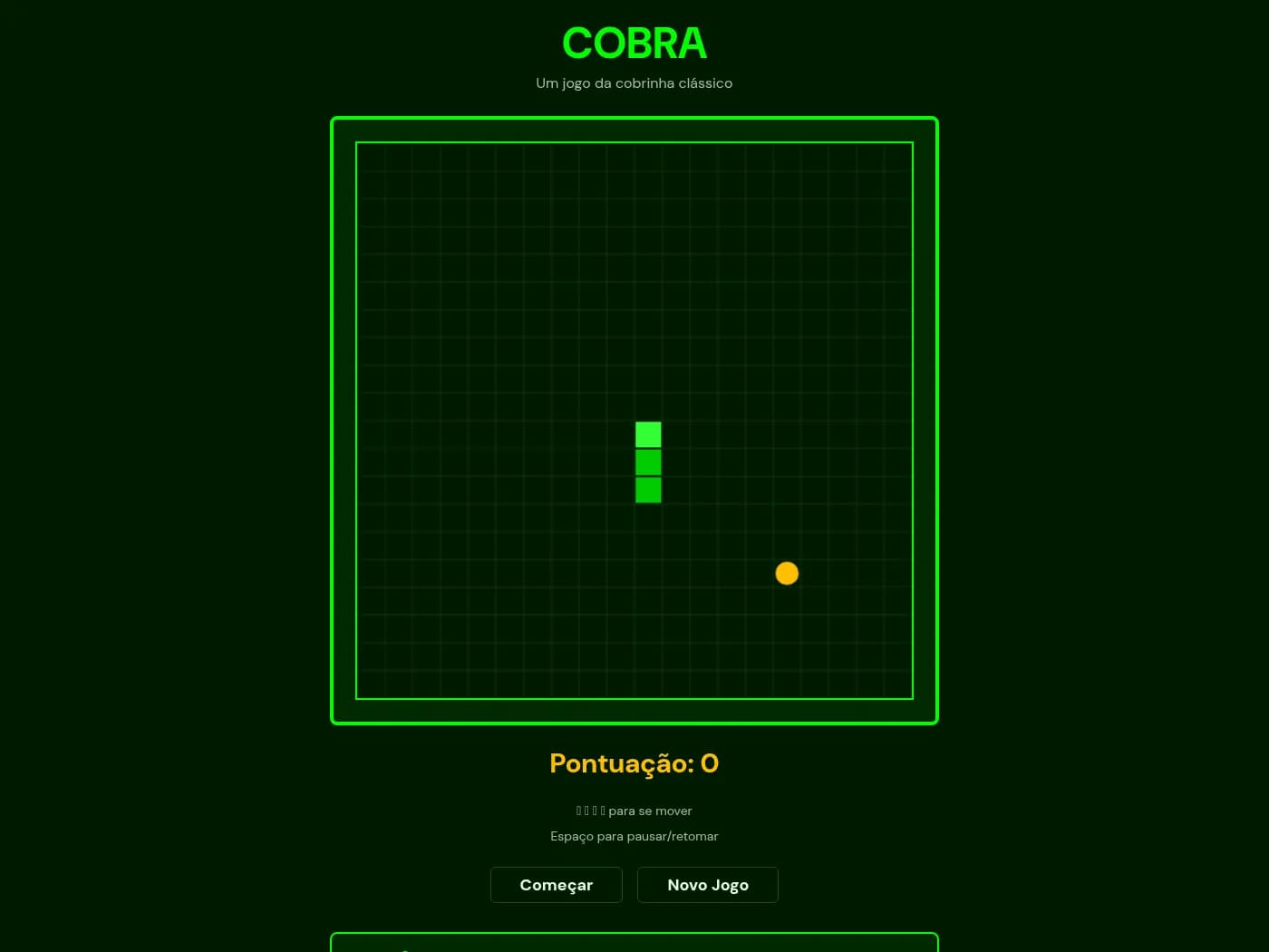 Simple Snake Game