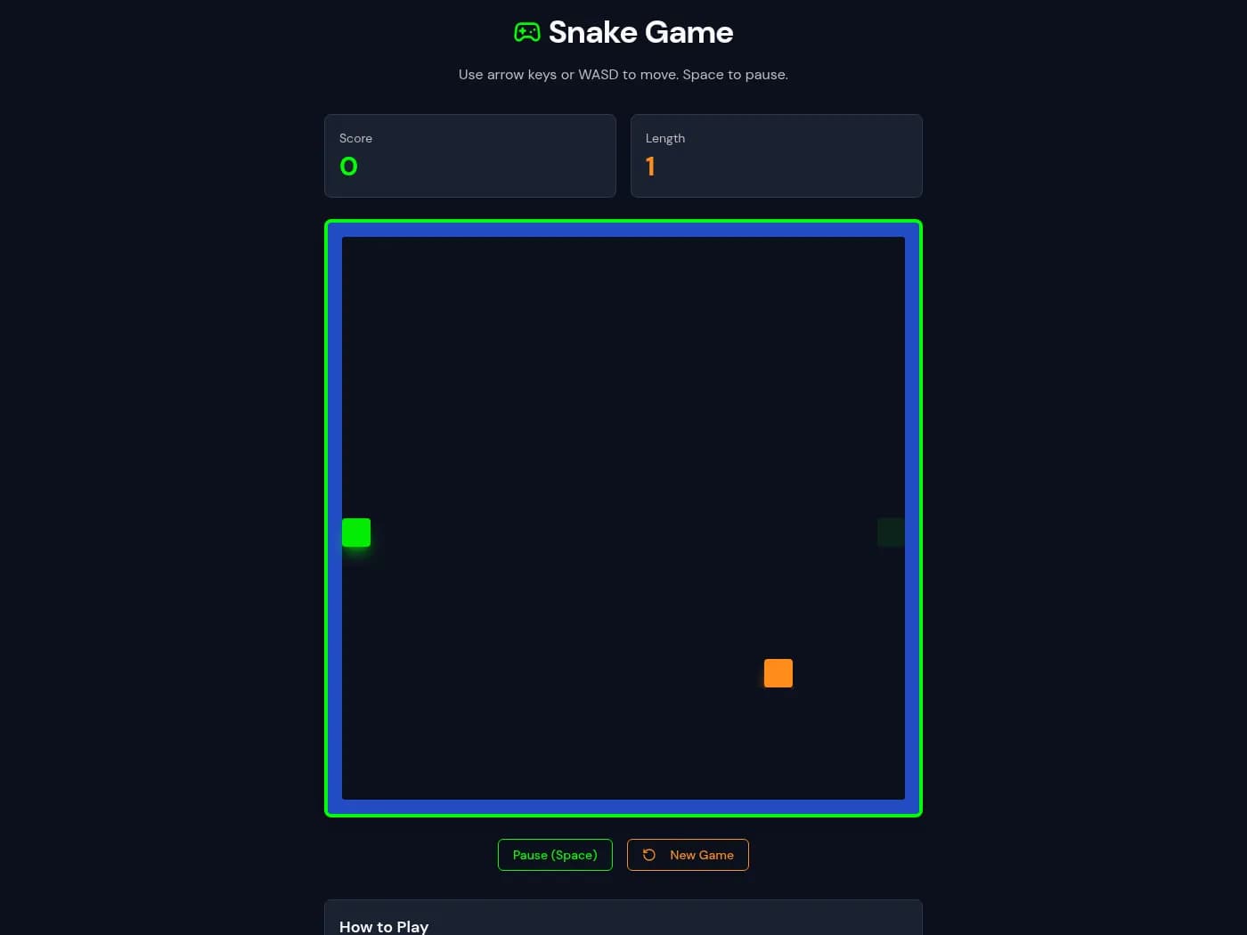 Simple Snake Game