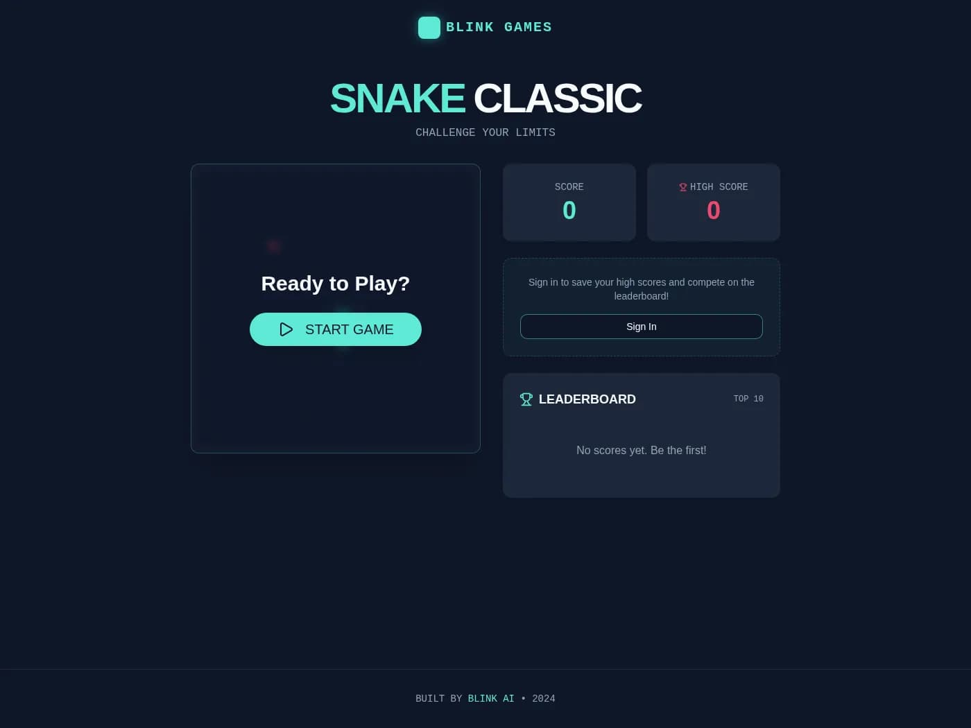 Snake Game Classic