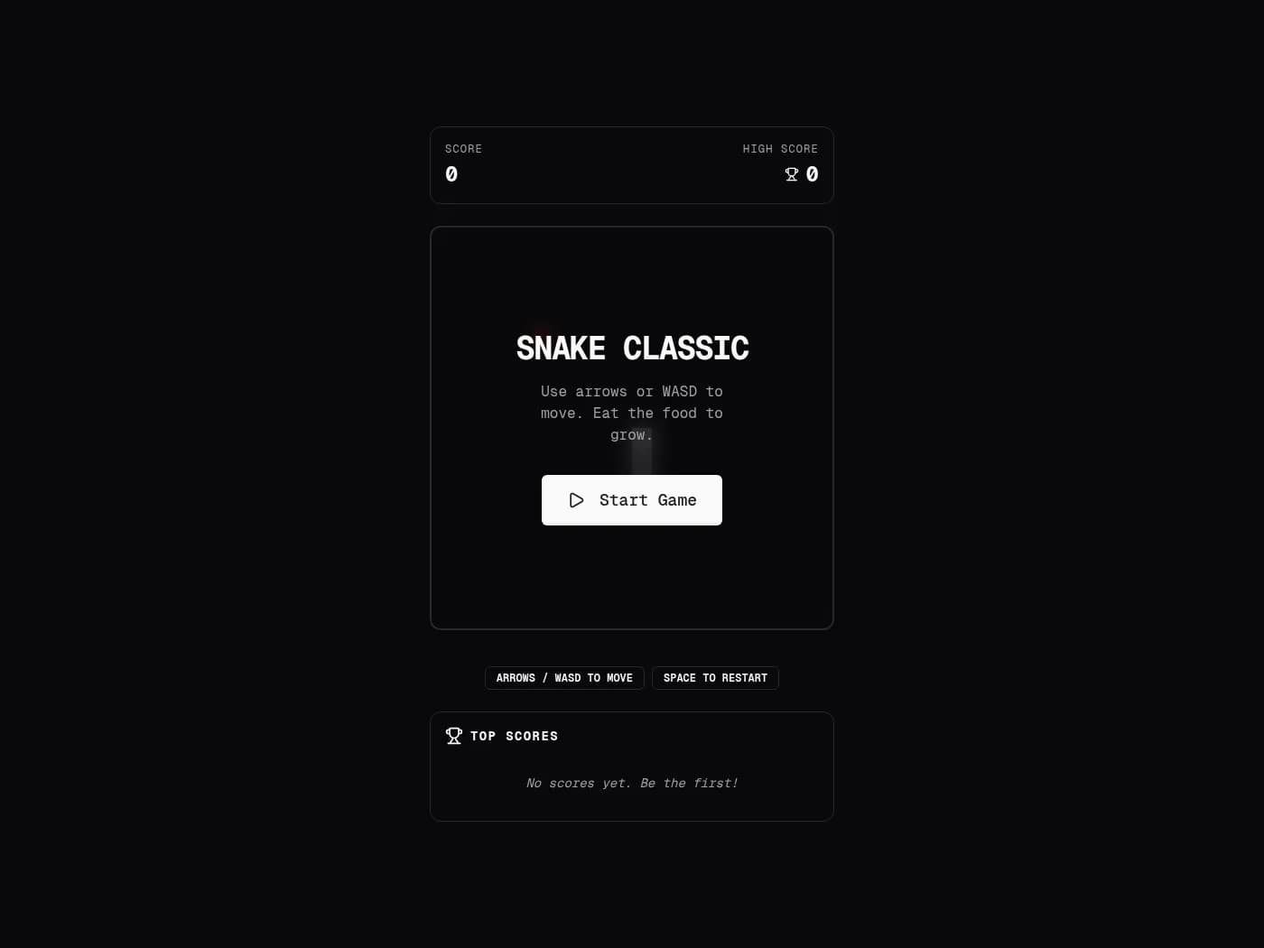 Snake Game Classic