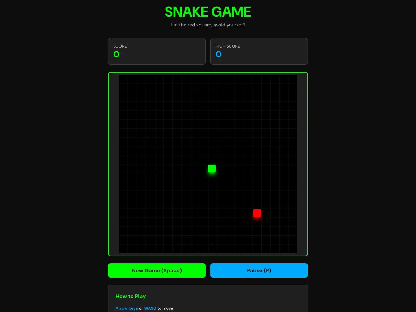 Simple Snake Game