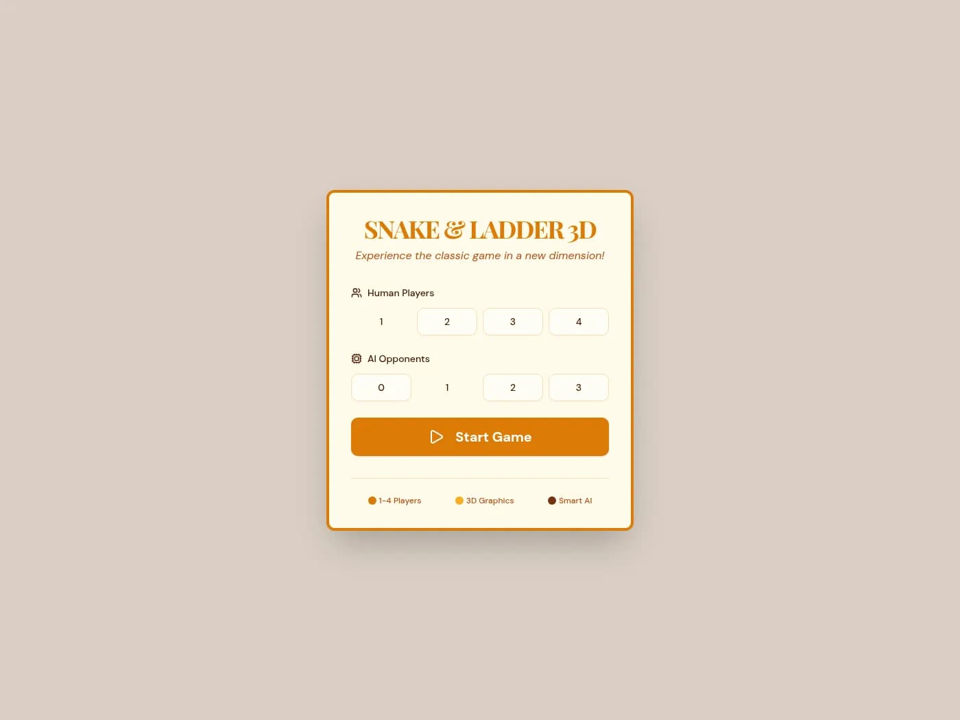 Snake & Ladder 3D