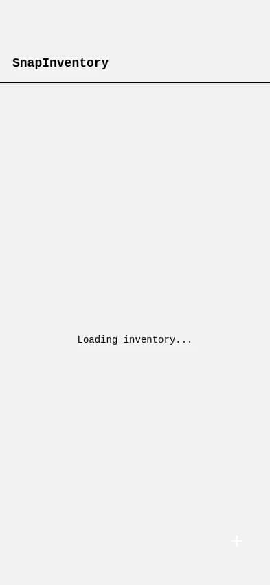 SnapInventory App