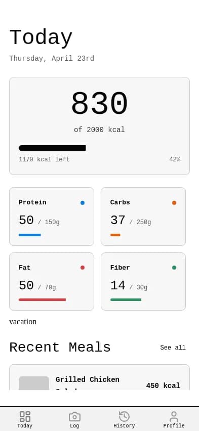SnapNutrition AI