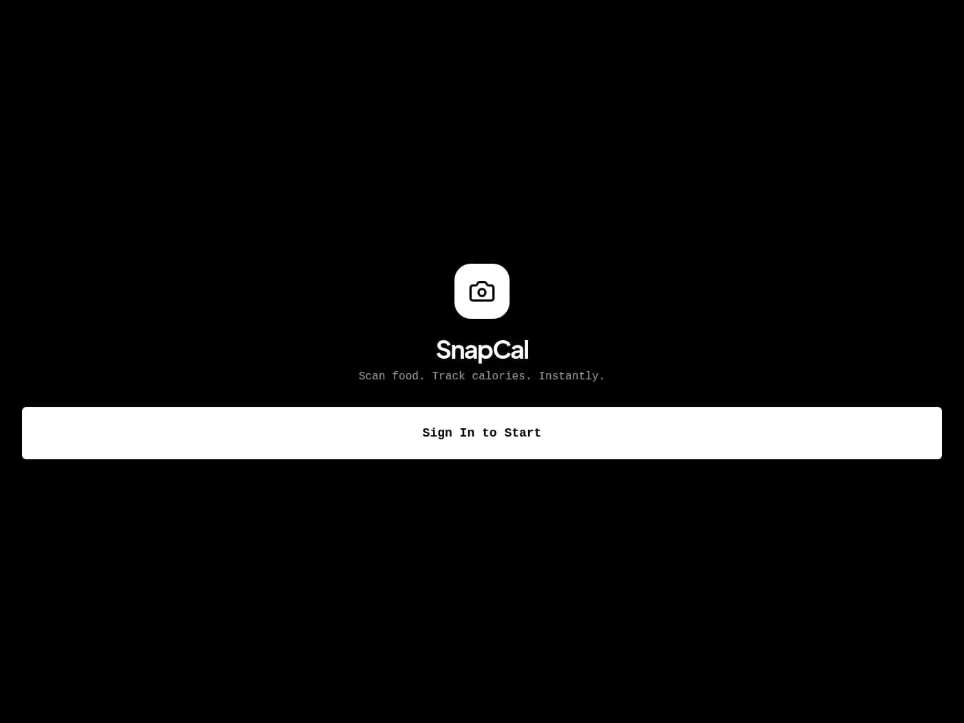 SnapCal Tracker