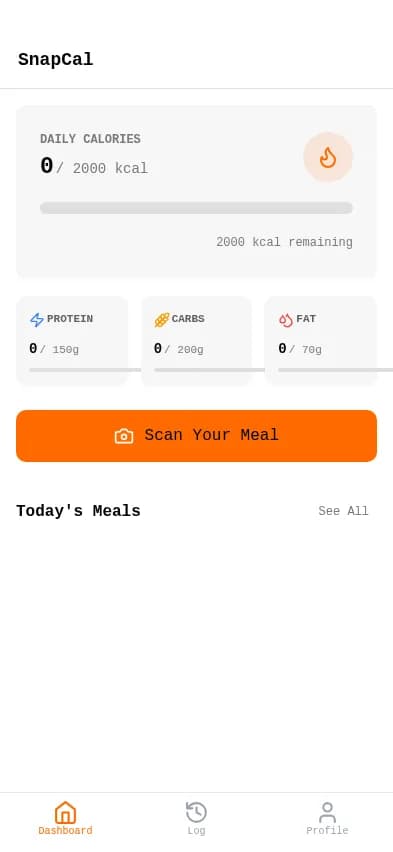 SnapCal Tracker