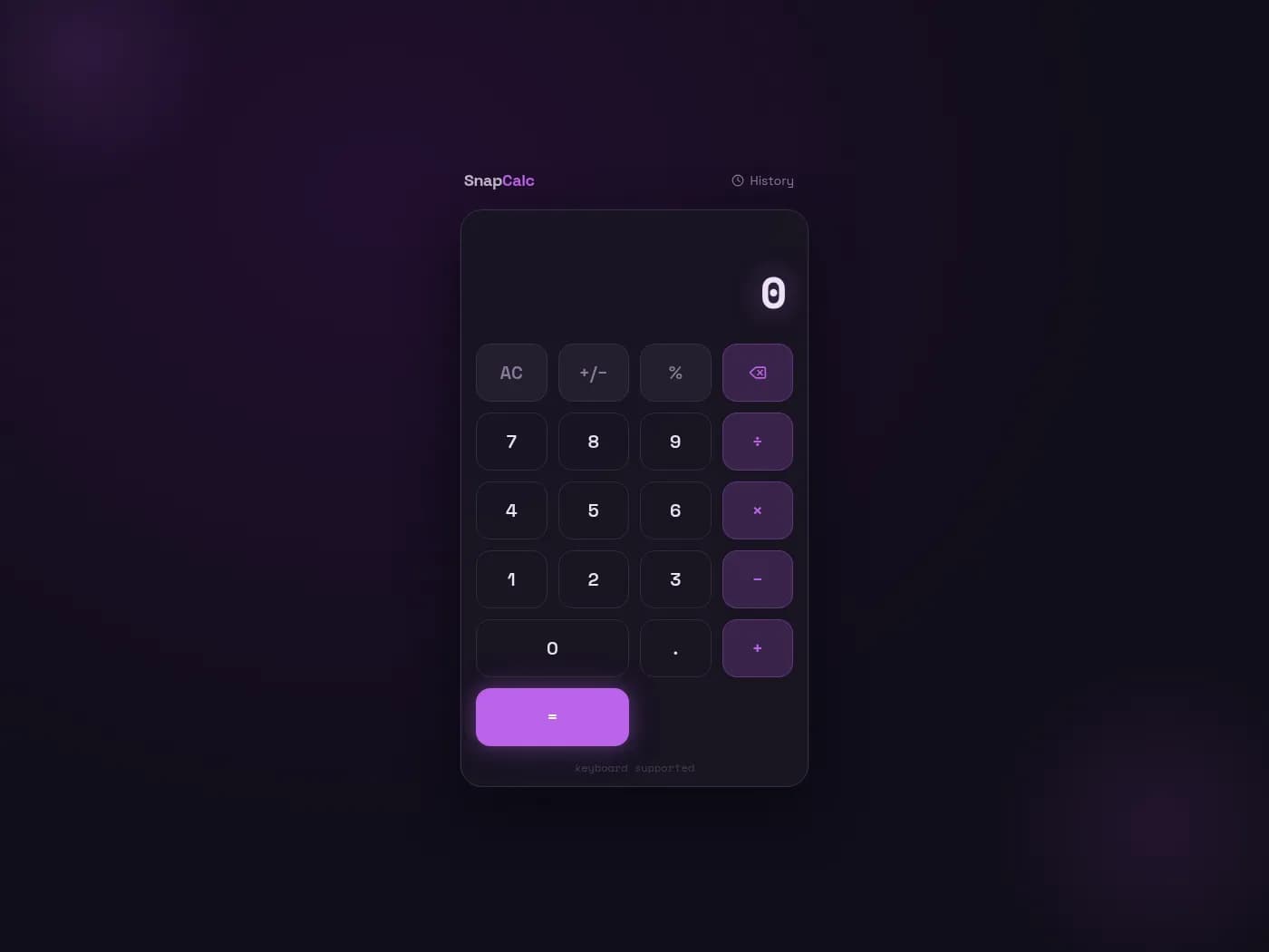 SnapCalc App