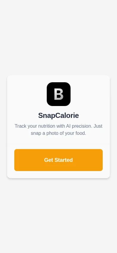 SnapCalorie Tracker