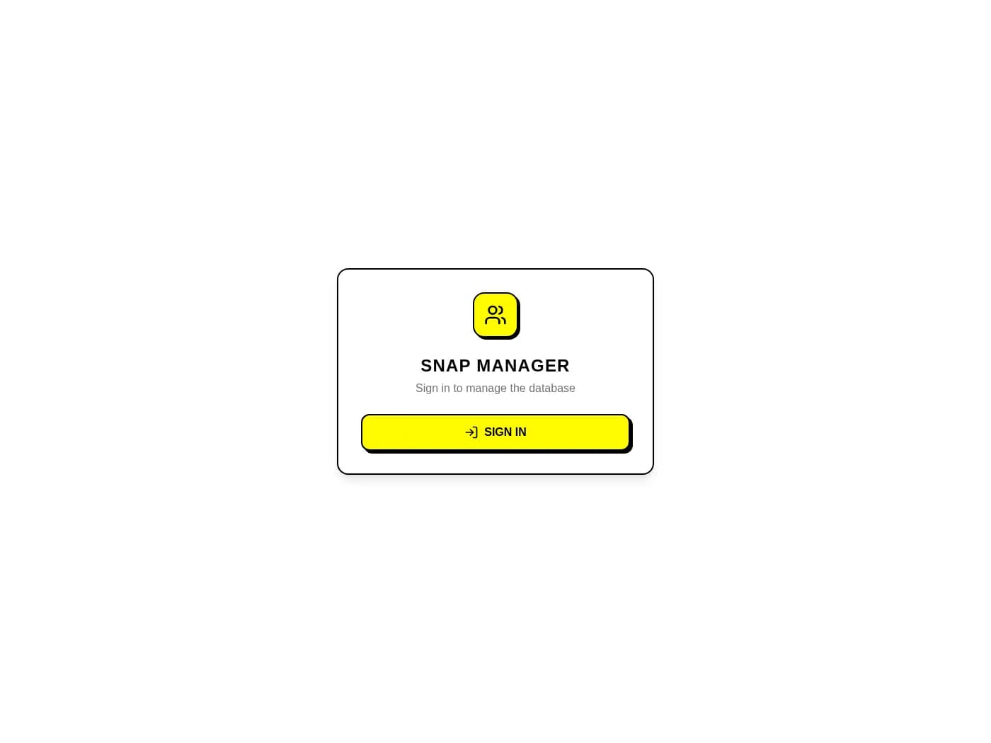 Snapchat Web Clone Manager