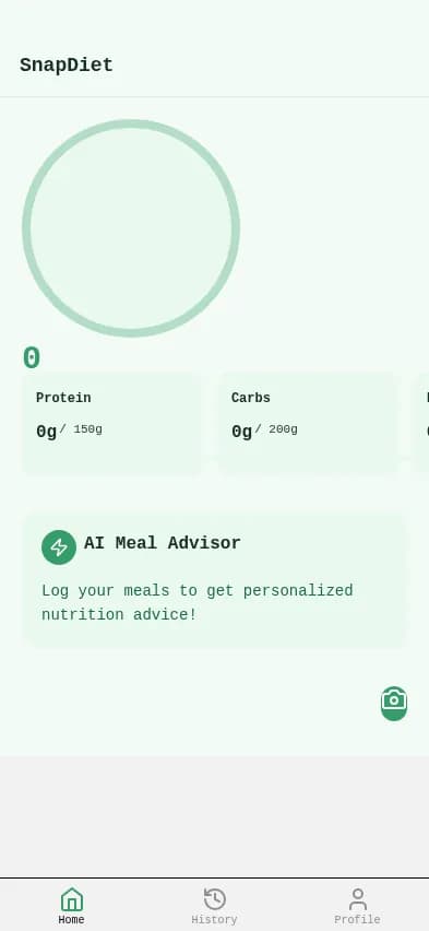 SnapDiet AI Tracker