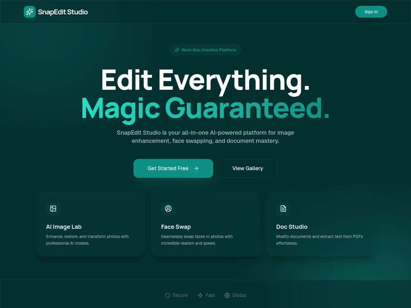 SnapEdit Studio