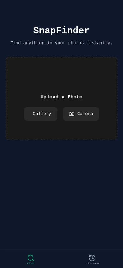 SnapFinder AI