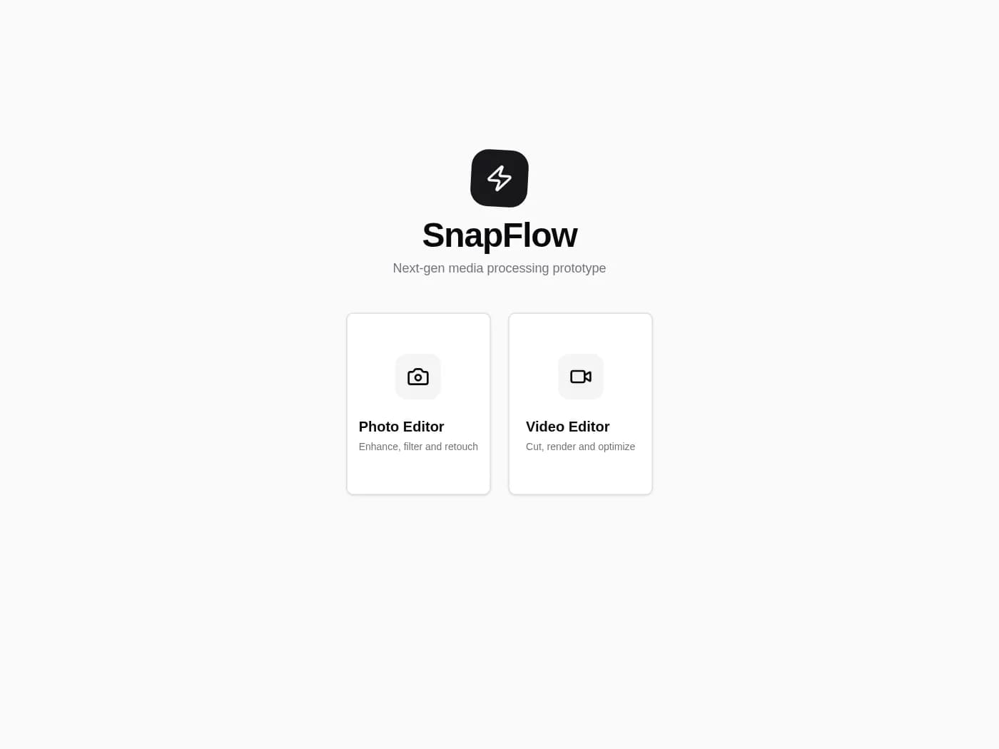 SnapFlow Prototype