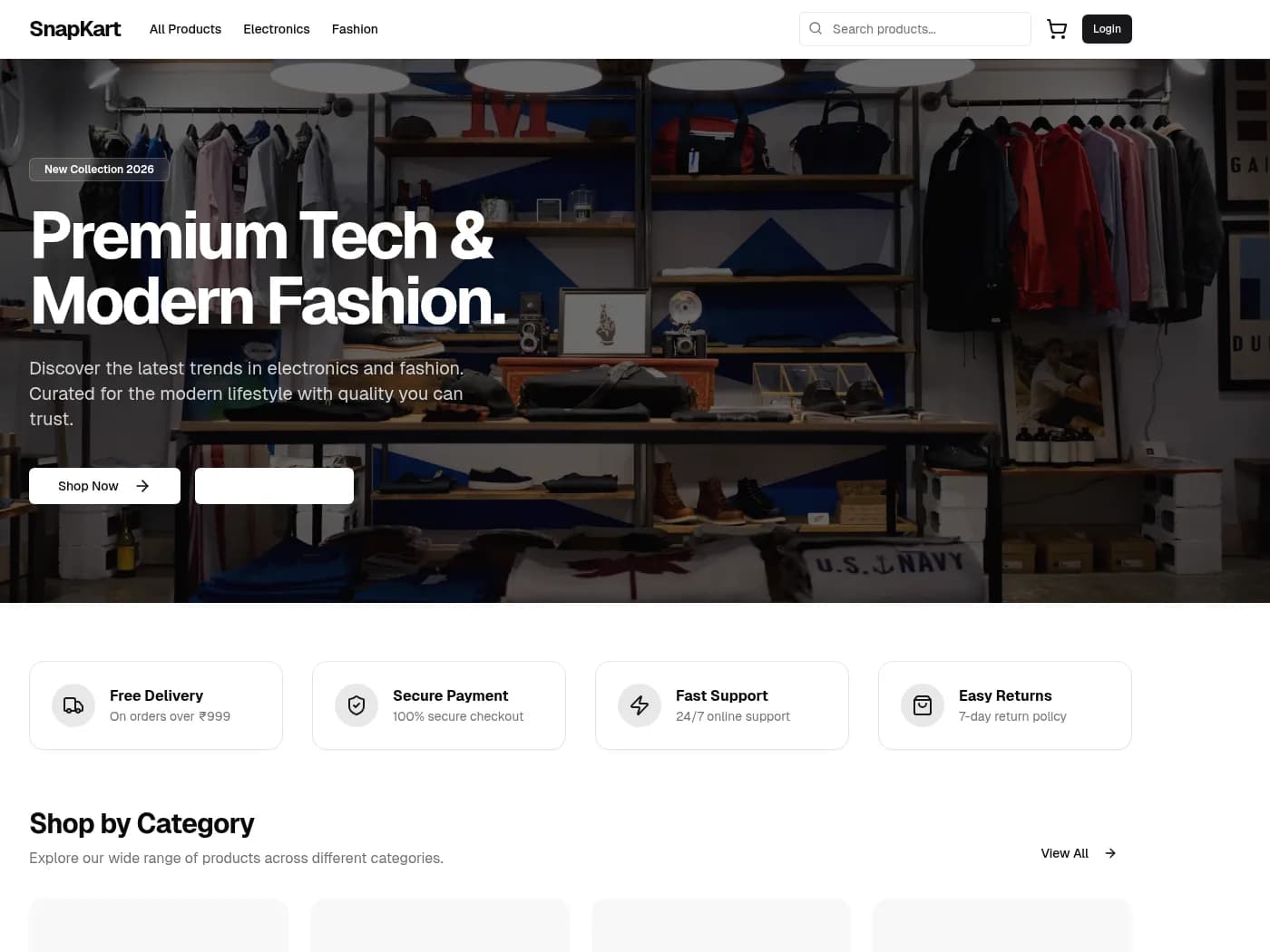 SnapKart Ecommerce