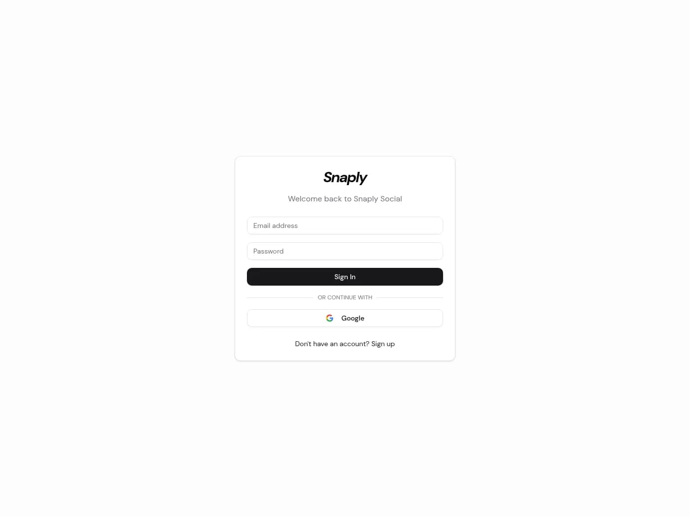 Snaply Social