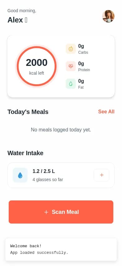 SnapMeal AI Tracker