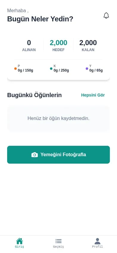 SnapMeal AI Tracker