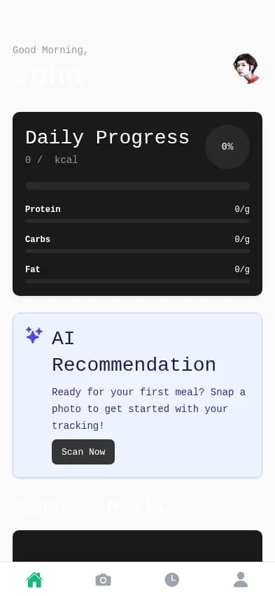 SnapMeal AI Tracker