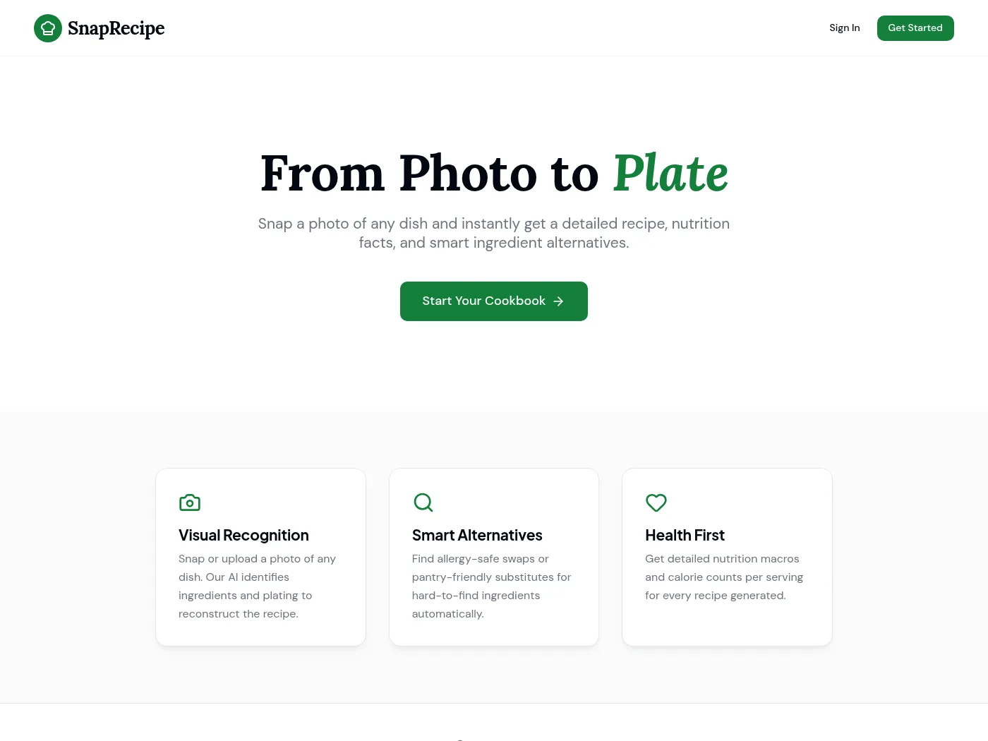 SnapRecipe Finder