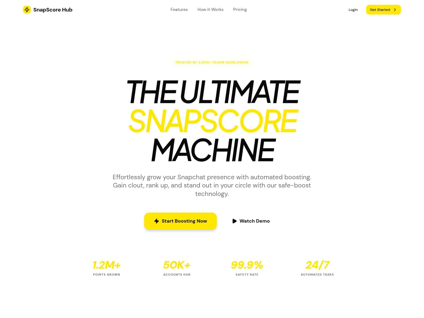SnapScore Booster Hub