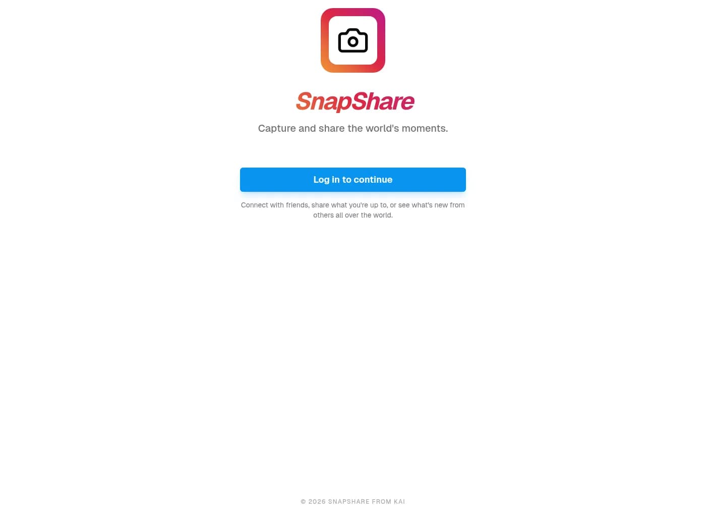 SnapShare Clone