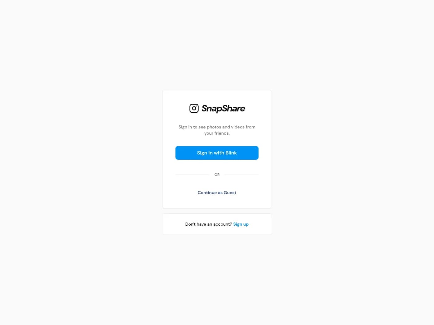SnapShare Clone