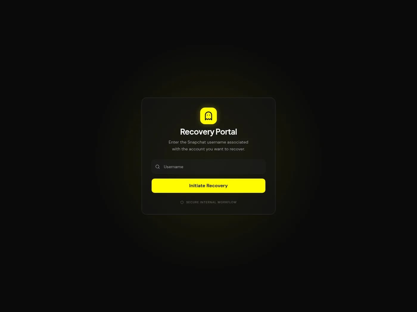 SnapTools Recovery Portal