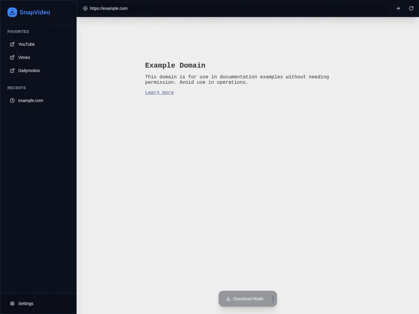 SnapVideo Downloader