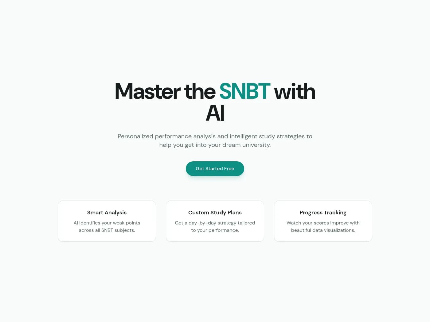 SNBT Prep AI