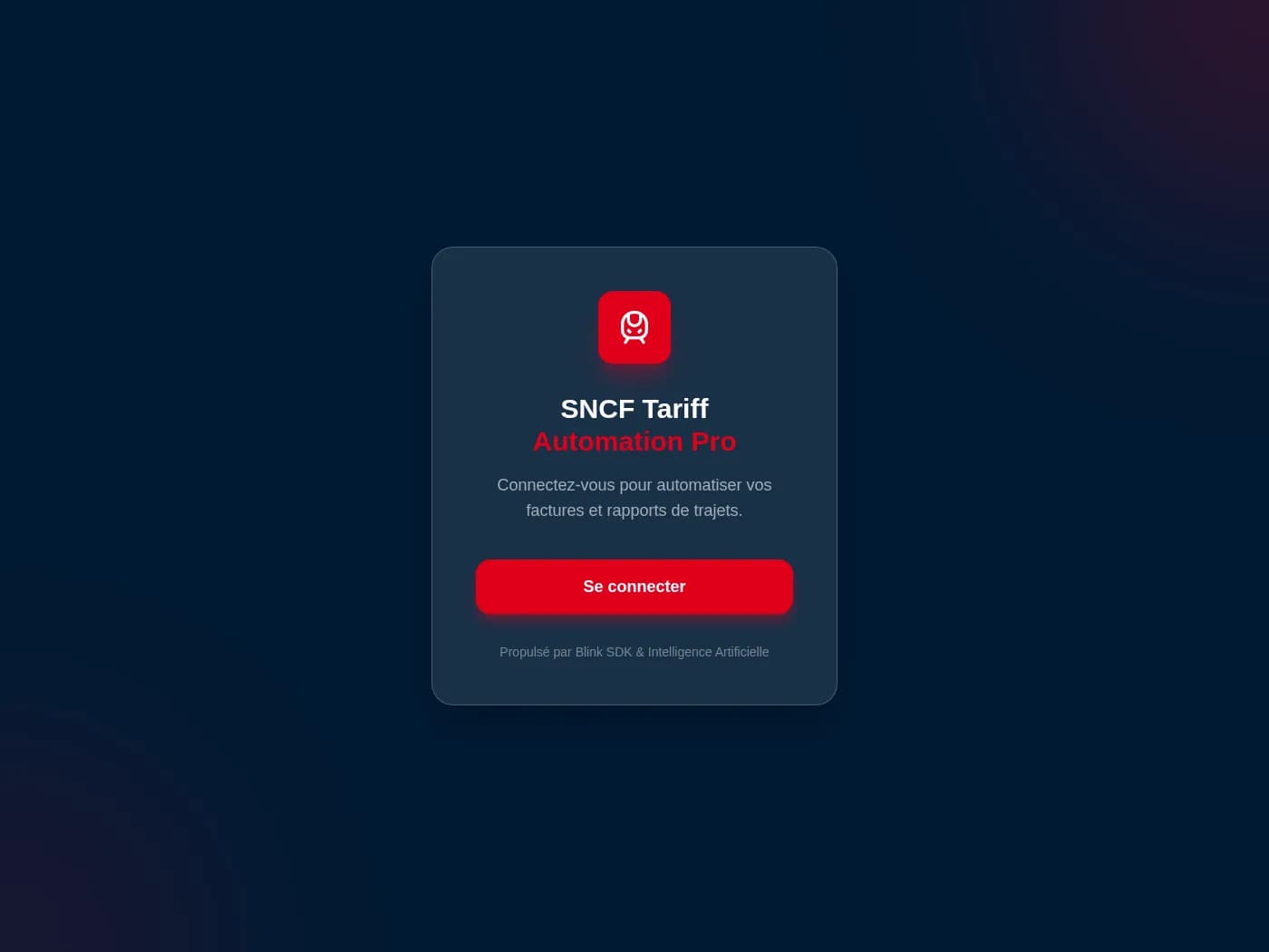 SNCF Tariff Automation Pro