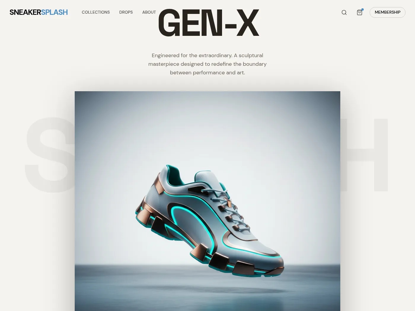 SneakerSplash Website