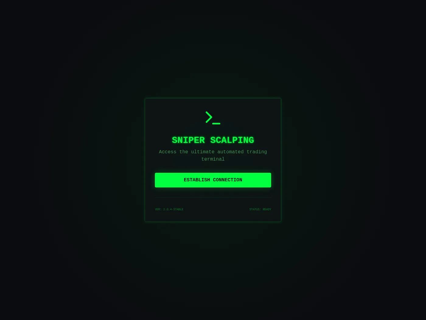 Sniper Scalping Bot