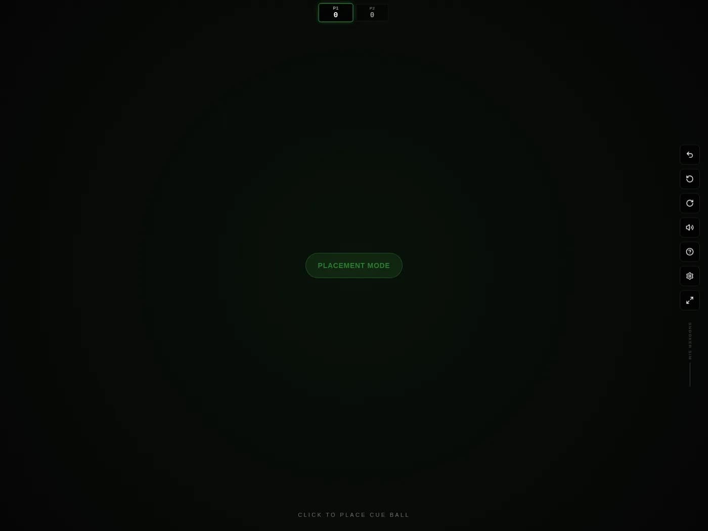 Snooker Sim Web App
