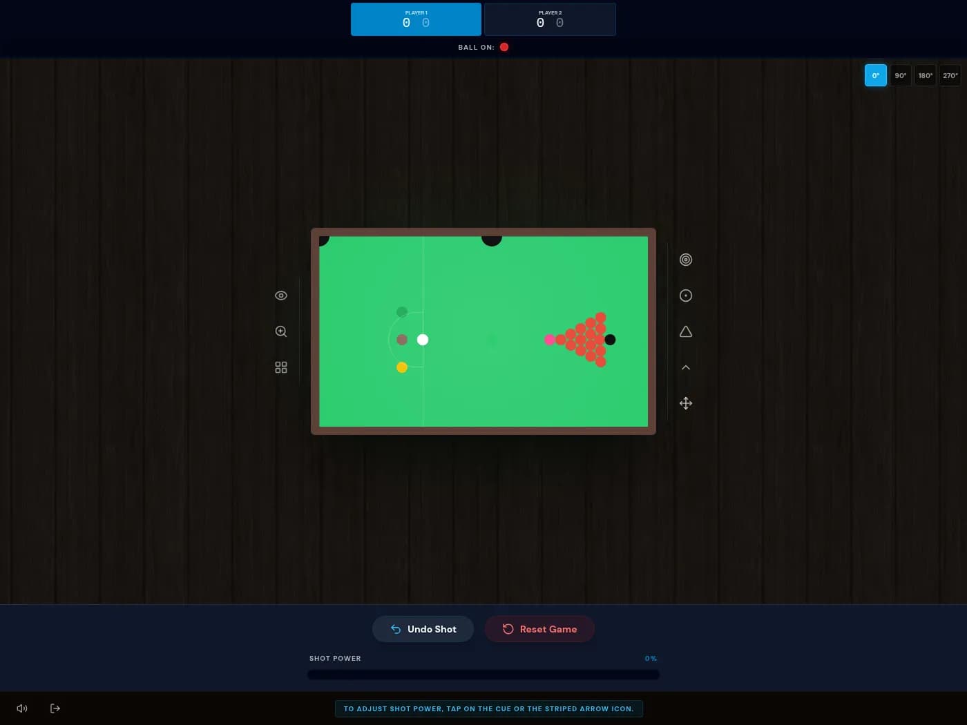 Real Snooker Web Table